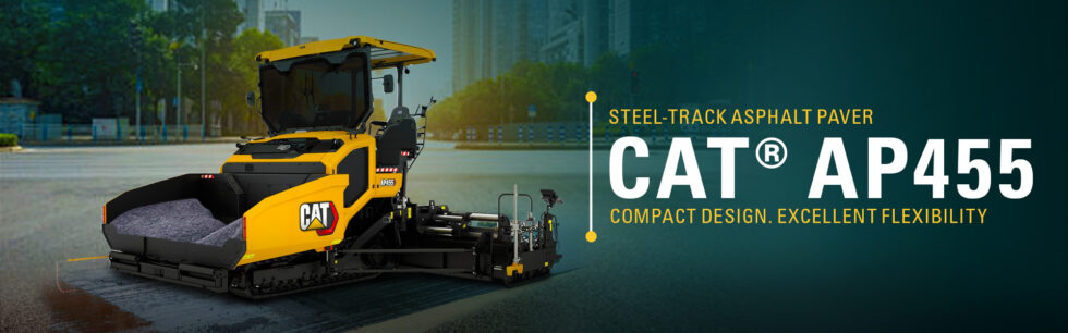 Cat® AP455 Steel Track Asphalt Paver - Monark - Cat Dealer